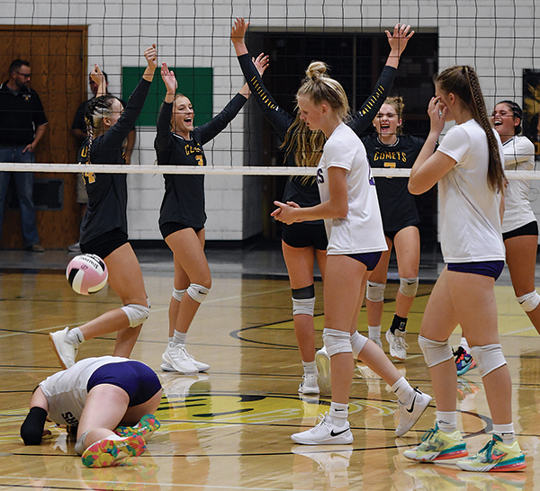 Comets survive Cougars in five | News, Sports, Jobs - Times Republican